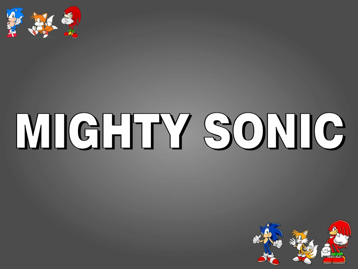 Mighty Sonic | Sonic Fanon Wiki | Fandom
