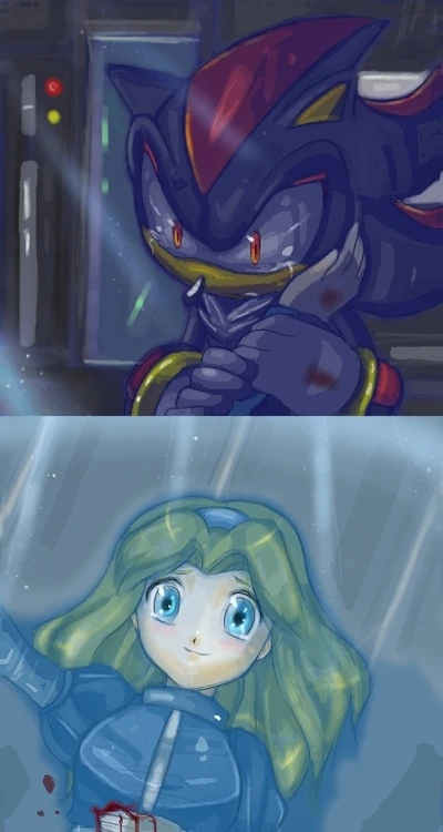 Shadow The Hedgehog Crying