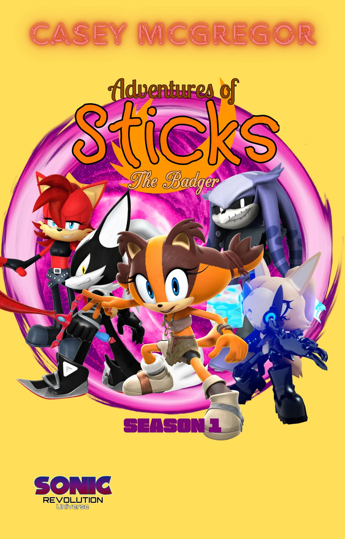 Adventures of Sticks the Badger (Sonic Revolution Universe) | Sonic ...