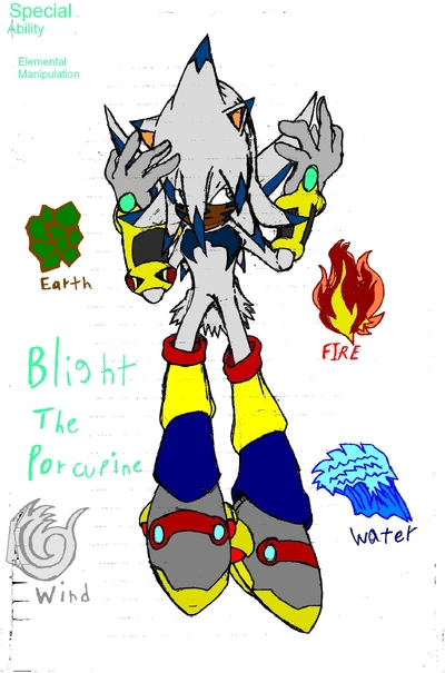 Blight The Porcupine | Sonic Fanon Wiki | Fandom