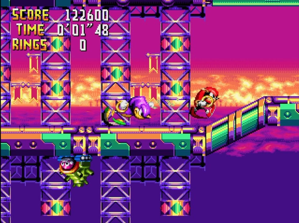 Knuckles Chaotix Gameplay Knuckle's Chaotix For Sega 32X #videogames