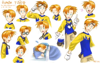 Miles "Tails" Prower (Human) | Sonic Fanon Wiki | Fandom