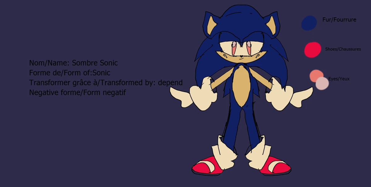 Sombre Sonic/Reference Sheets For Artists | Sonic Fanon Wiki | Fandom