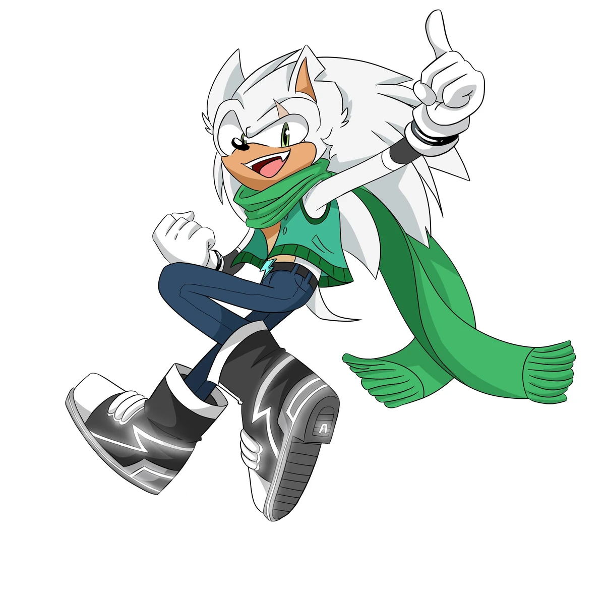 Albino the Hedgehog | Sonic Fanon Wiki | Fandom