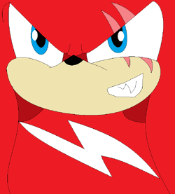 Evil Knuckles The Echidna