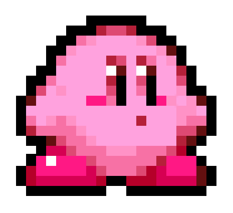 Kirby 8 Bit Sprite