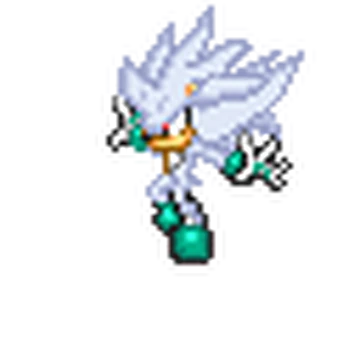 Hyper Silver The Hedgehog Sprites