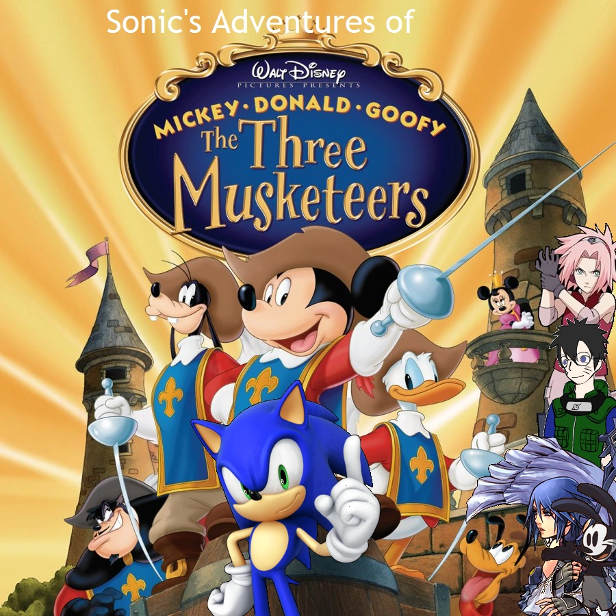 Sonic's Adventures of Mickey, Donald and Goofy: The Three Muskteers ...