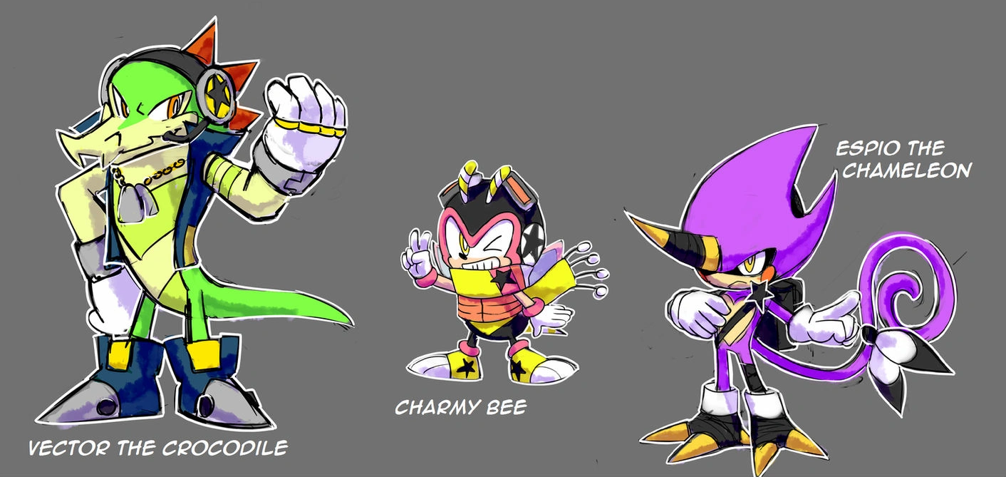 Chaotix Sonic Comme Chao