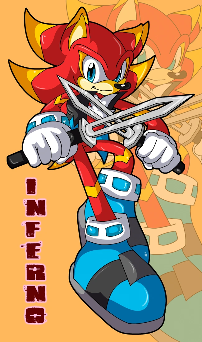 Inferno the hedgehog | Sonicsociety Wiki | Fandom