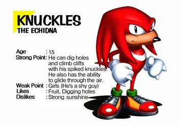 Knuckles | My Sonic The Hedgehog Fan Wiki | Fandom