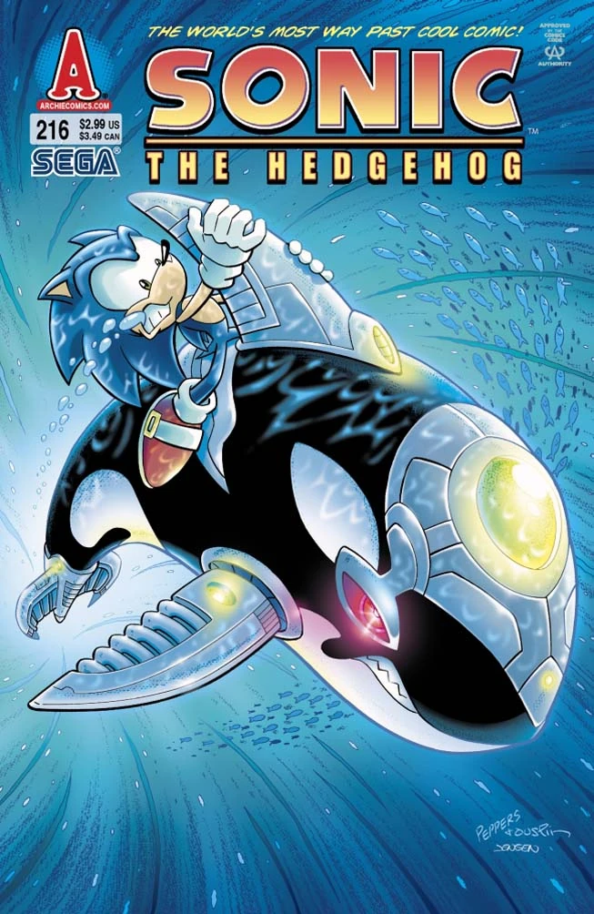 Archie Sonic the Hedgehog Ausgabe 216 | Sonic Wiki | Fandom