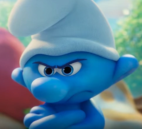 Grouchy Smurf | Sony Pictures Entertaiment Wiki | Fandom