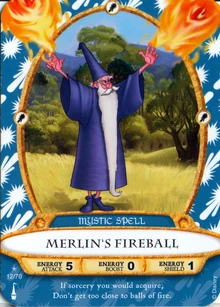 Merlin's Fireball | Sorcerers of the Magic Kingdom Wiki | Fandom