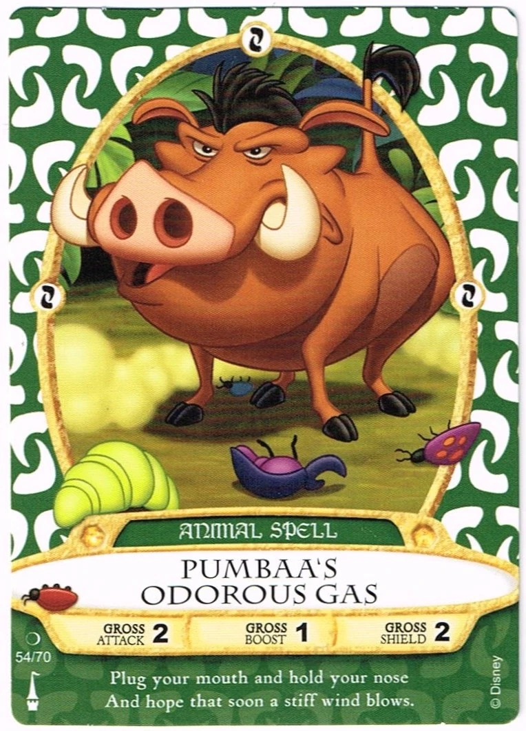 Pumbaa's Odorous Gas | Sorcerers of the Magic Kingdom Wiki | Fandom