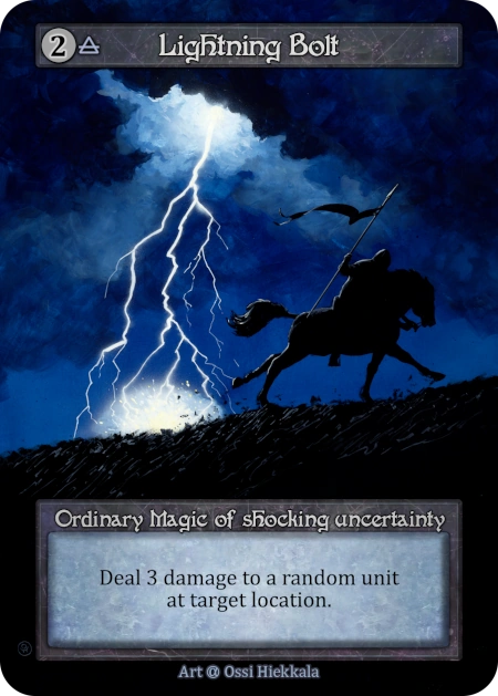 Lightning Bolt | Sorcery: Contested Realm Wiki | Fandom