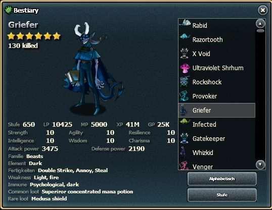 Griefer | Sorcery Quest Wiki | Fandom