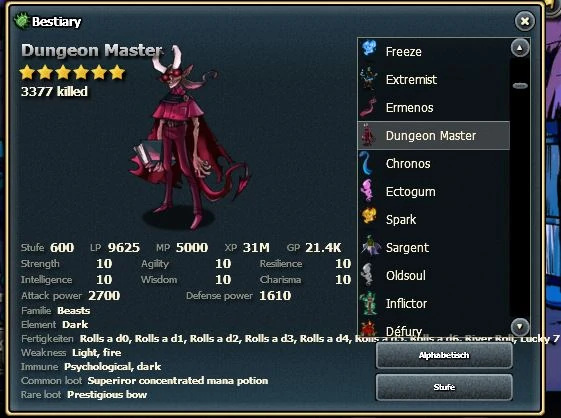 Dungeon Master | Sorcery Quest Wiki | Fandom