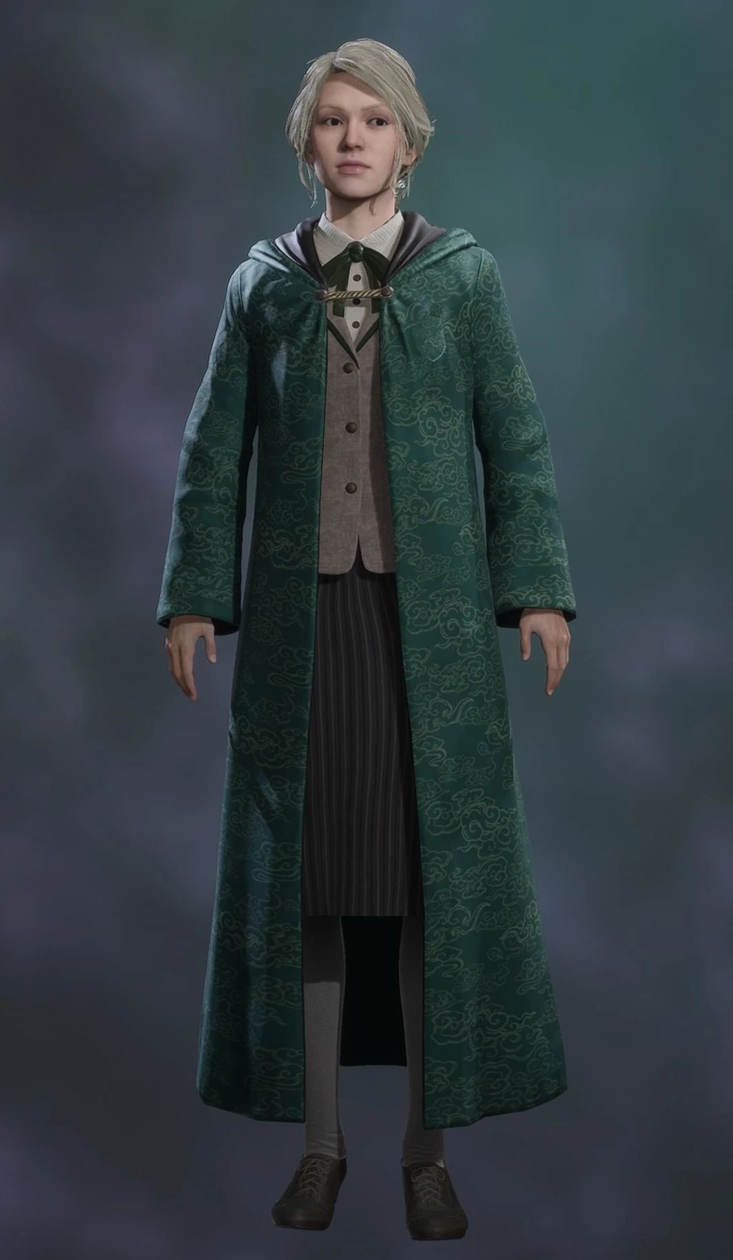 Emerald Silk Robe | Hogwarts Legacy Wiki | Fandom