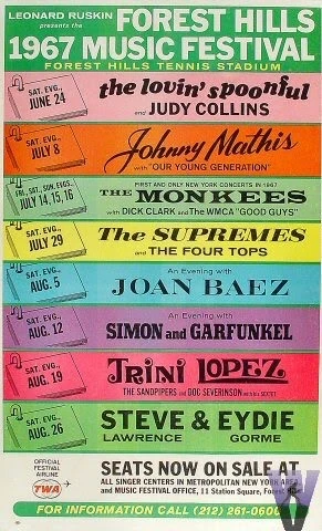July 29, 1967 Forest Hills Tennis Stadium, Forest Hills, NY | Soul ...