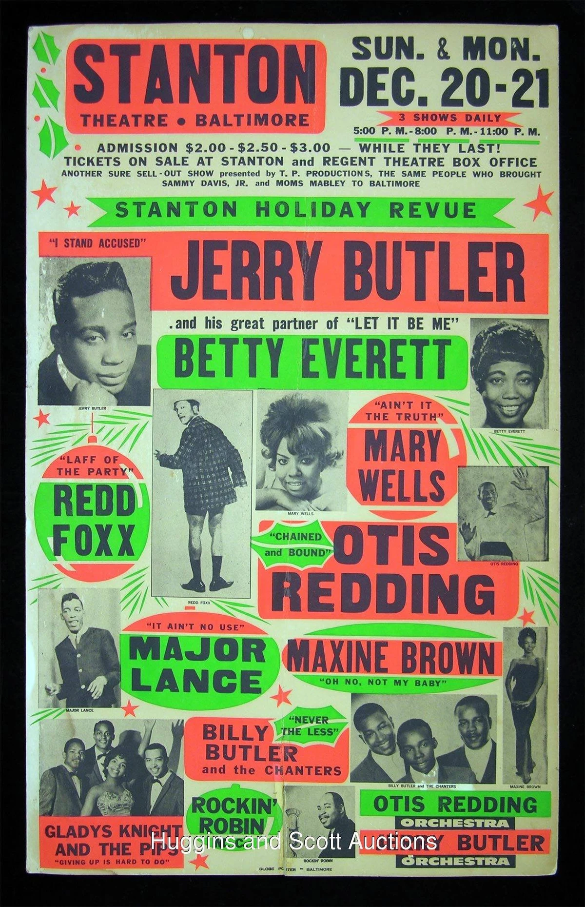 December 20-21, 1964 Stanton Theatre, Baltimore, MD | Soul Concerts ...