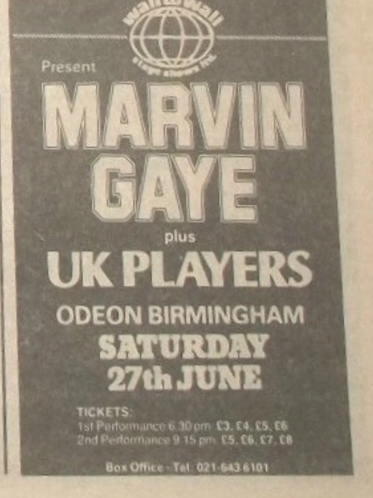 June 27, 1981 Odeon, Birmingham, ENG | Soul Concerts Wiki | Fandom