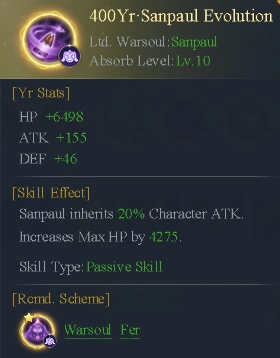 Sanpaul Evolution | Soul Land: Awaken Warsoul Wiki | Fandom