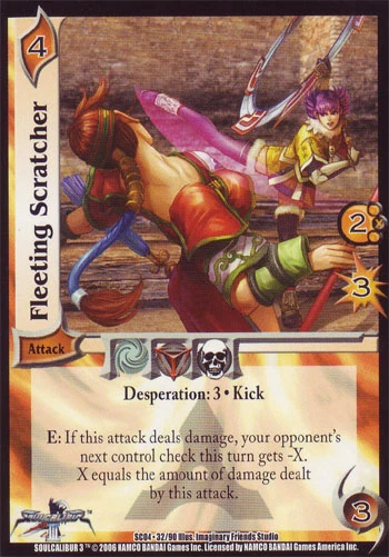 Fleeting Scratcher | Soulcalibur Wiki | Fandom