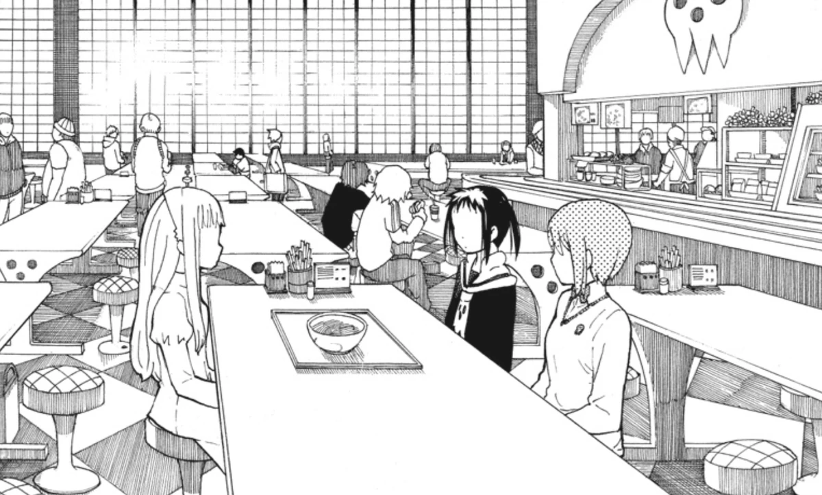 Death Weapon Meister Academy Student Cafeteria | Soul Eater Wiki | Fandom