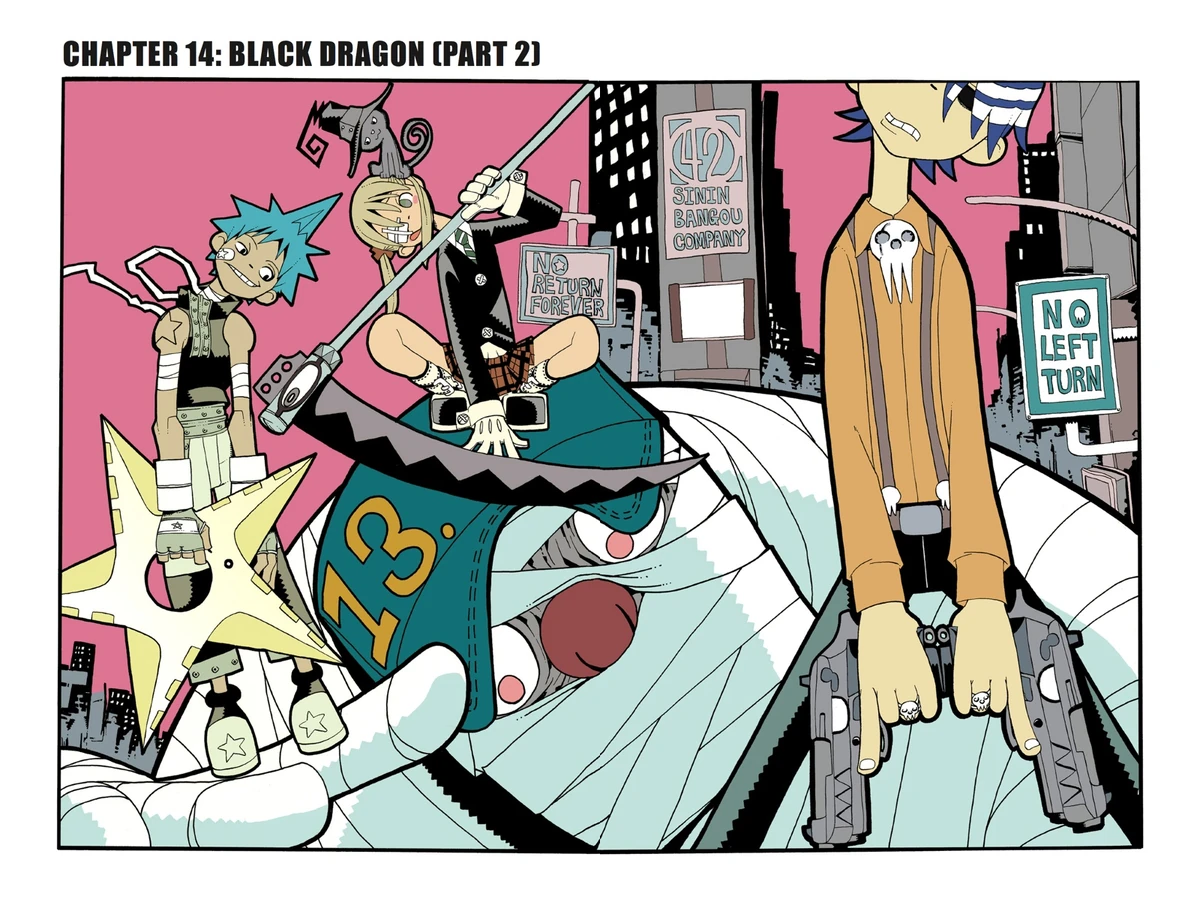 coloring pages of soul eater