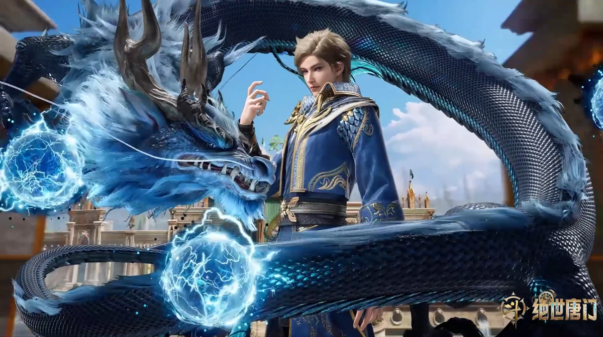 blue lightning dragons