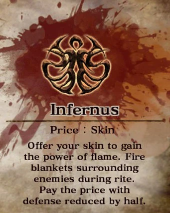 Infernus | Soul Sacrifice Wiki | Fandom