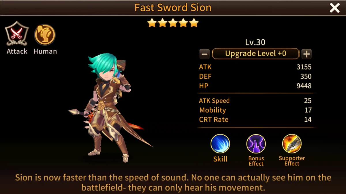 Fast Sword Sion | Soulseeker Wiki | Fandom