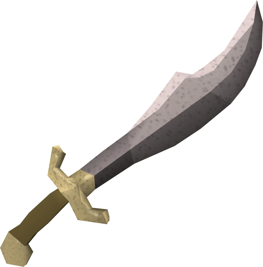 Iron scimitar | Soulsplit Wiki | Fandom