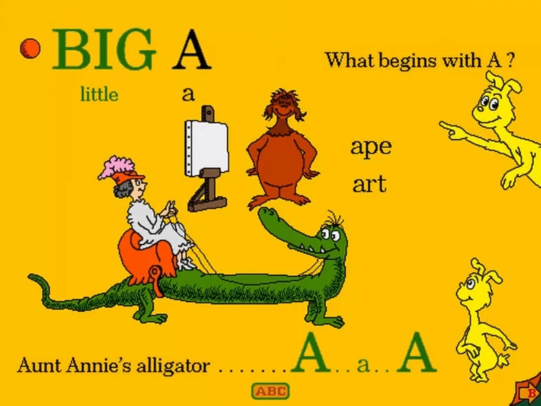 Living Books: Dr. Seuss's ABC/Image Gallery | Soundeffects Wiki | Fandom