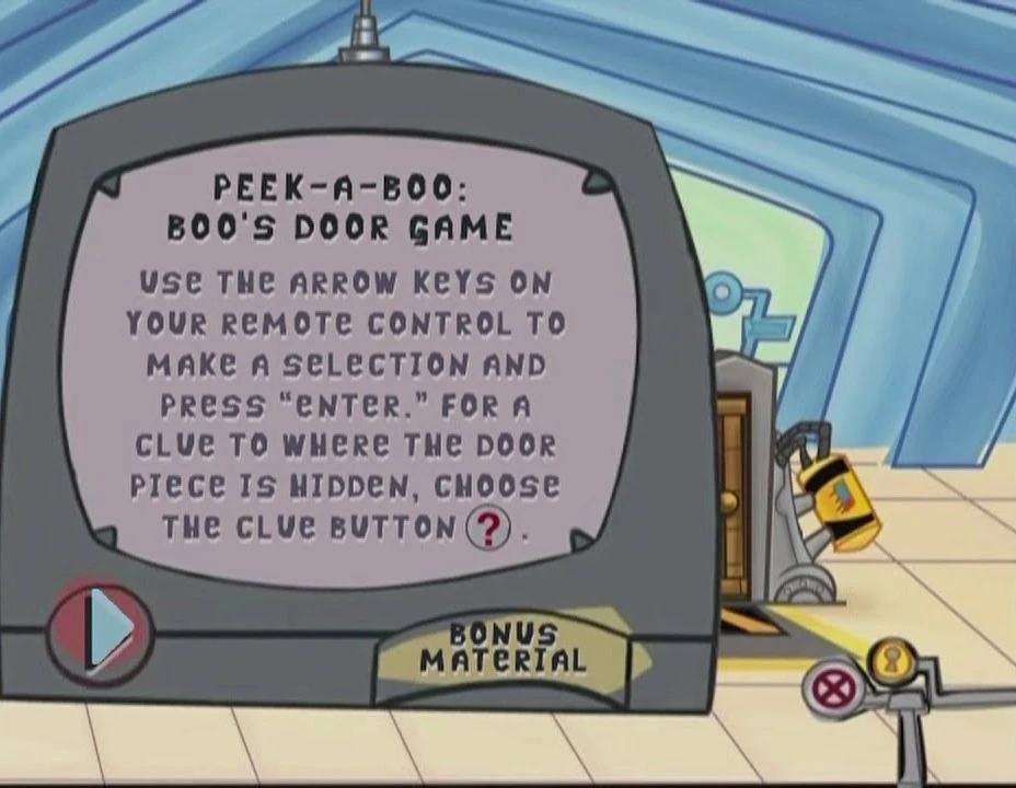 Monsters, Inc.: Peek-a-Boo: Boo's Door Game | Soundeffects Wiki | Fandom