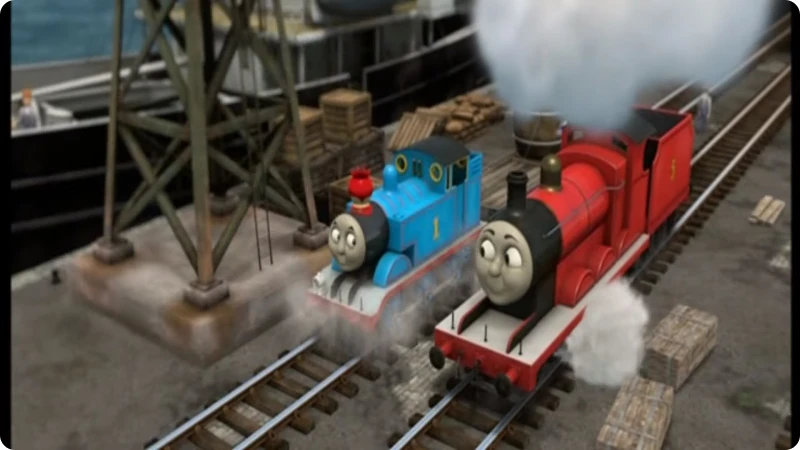 Sound Ideas, TRAIN, STEAM - STEAM TRAIN, 1950, ARRIVING TO STATION ...