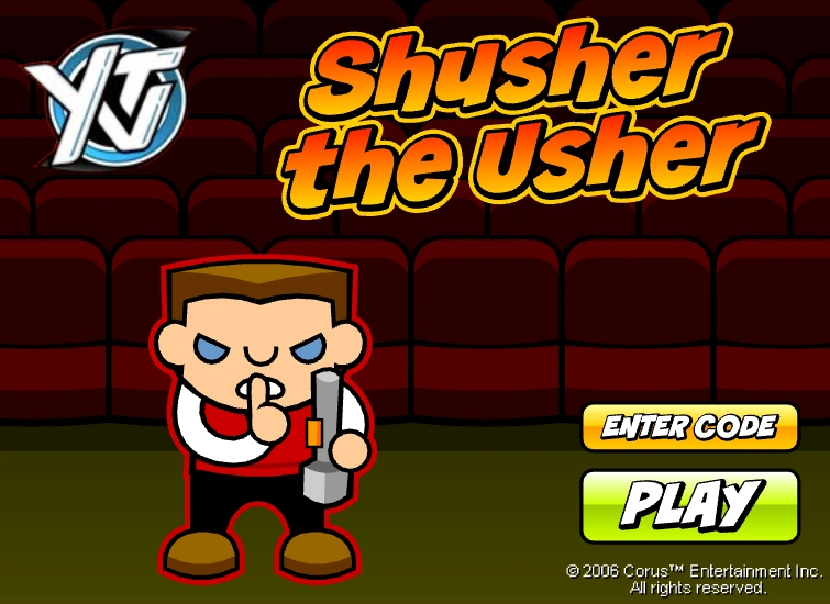 YTV: Shusher the Usher (Online Games) | Soundeffects Wiki | Fandom