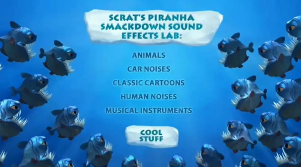 Ice Age: The Meltdown: Scrat's Piranha Smackdown Sound Effects Lab ...