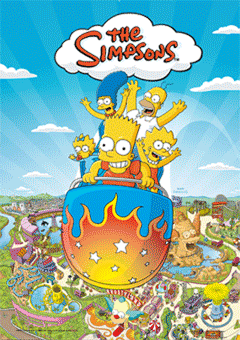 The Simpsons Ride Logo The Simpsons Ride Hi Res Stock Photography And