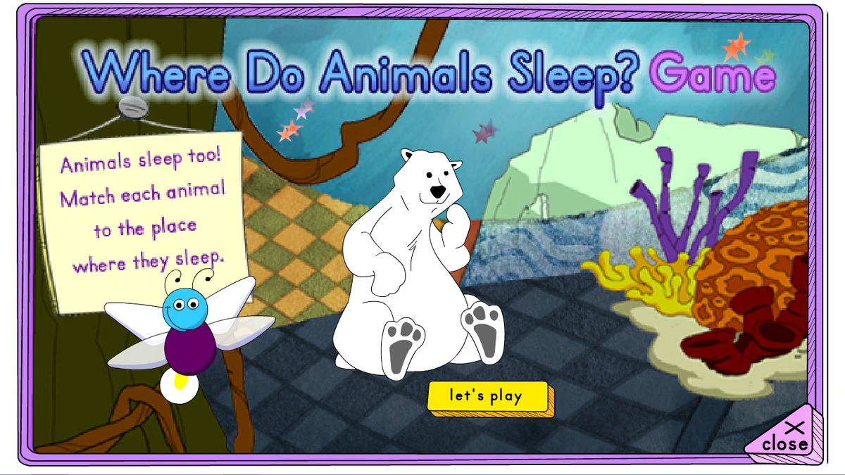 The Good Night Show: Where Do Animals Sleep? (Online Games ...