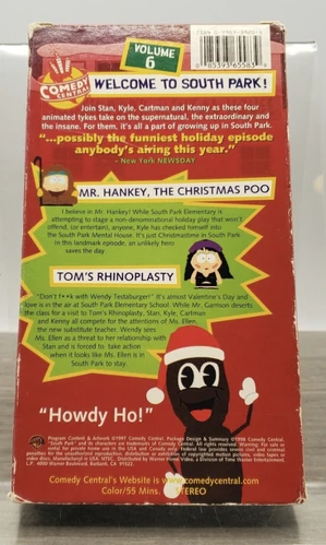 South Park Volume 6 (VHS) | South Park Archives | Fandom