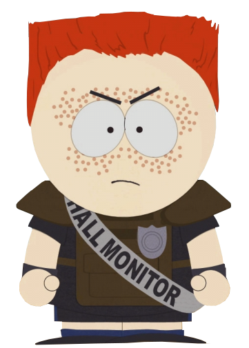 Hallway Monitor Boss | South Park Archives | Fandom Hallway Monitor Boss | South Park Archives | Fandom