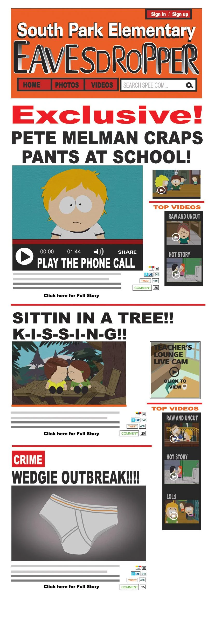 Eavesdropper | Wiki South Park | Fandom