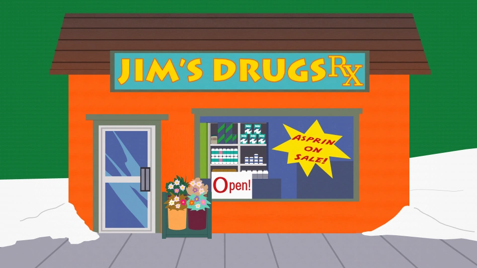 Jim's Drugs RX | South Park Public Library | Fandom