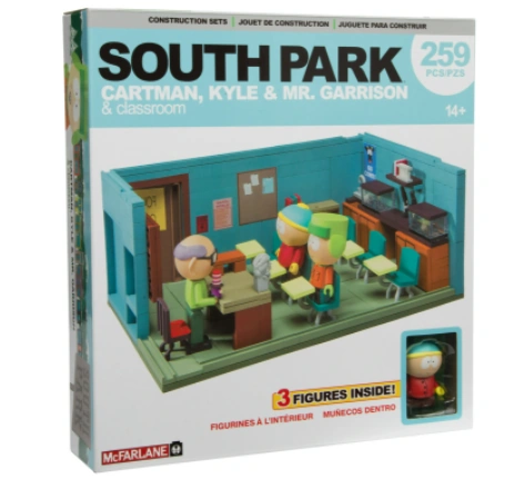 McFarlane Toys South Park Supercomputer Micro Construction Set TV ...