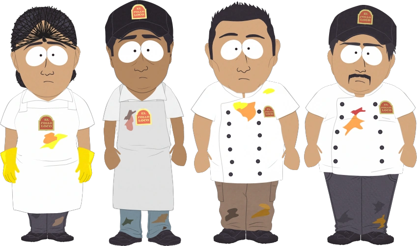 Employés d'El Pollo Loco | Wiki South Park | Fandom