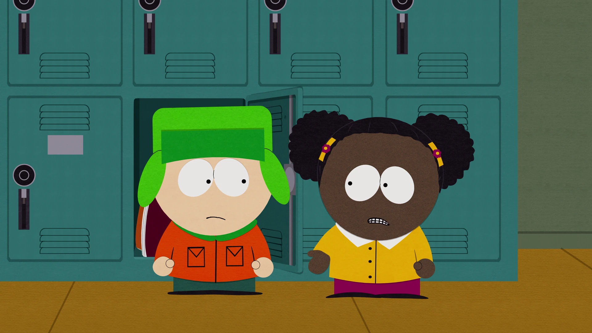 Kyle Broflovski Gal South Park Kyle Flat Bill Hat Officially