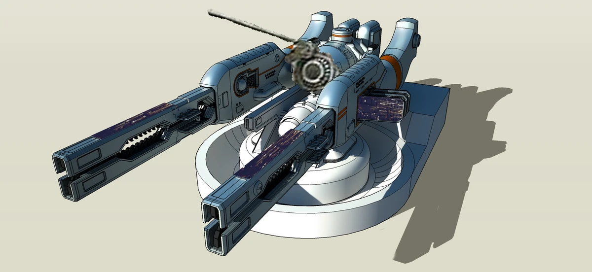 Space Fleet Monster Ultra-Borg Point Defence Turrets | Space Junk Wiki ...