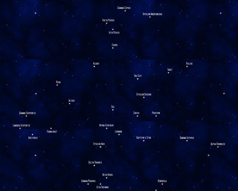 Star Map | Space Pilgrim Wiki | Fandom